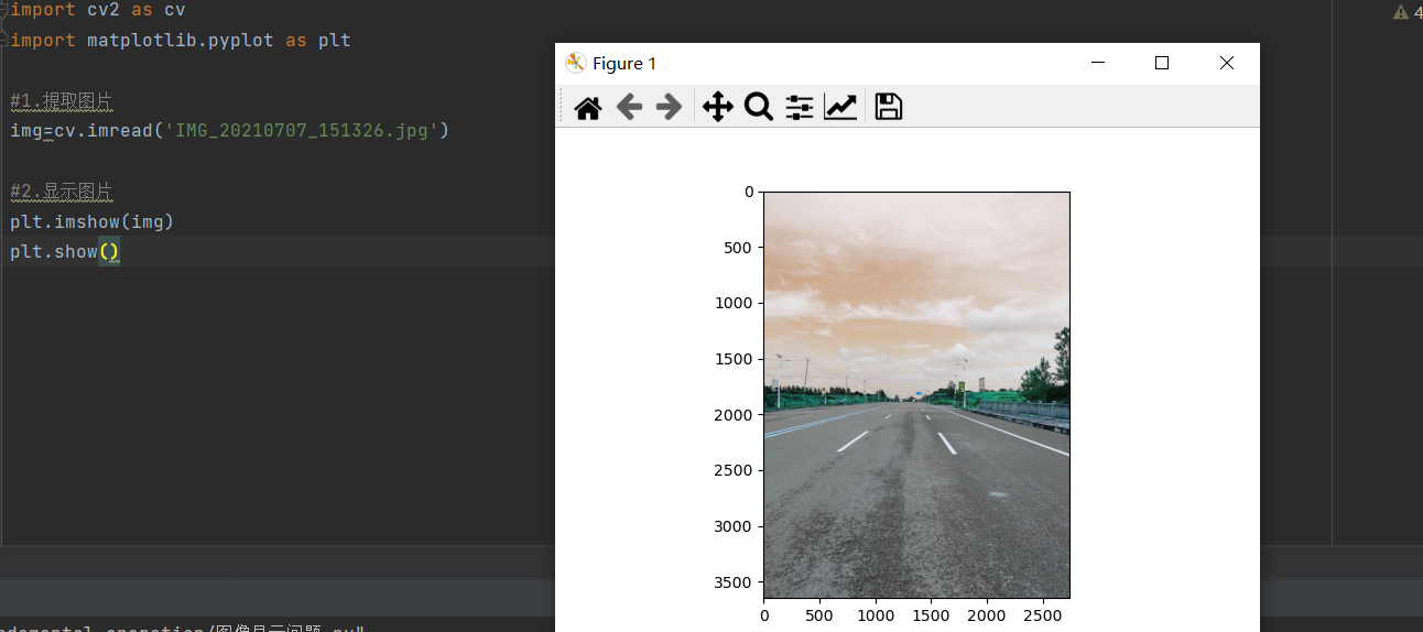 python中使用opencv以及matplotlib显示图片常见问题及解决方案_pycharm opencv读取图片后没有显示-CSDN博客