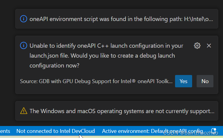 在VS Code中使用 intel oneapi fortran 和c++_vscode oneapi-CSDN博客