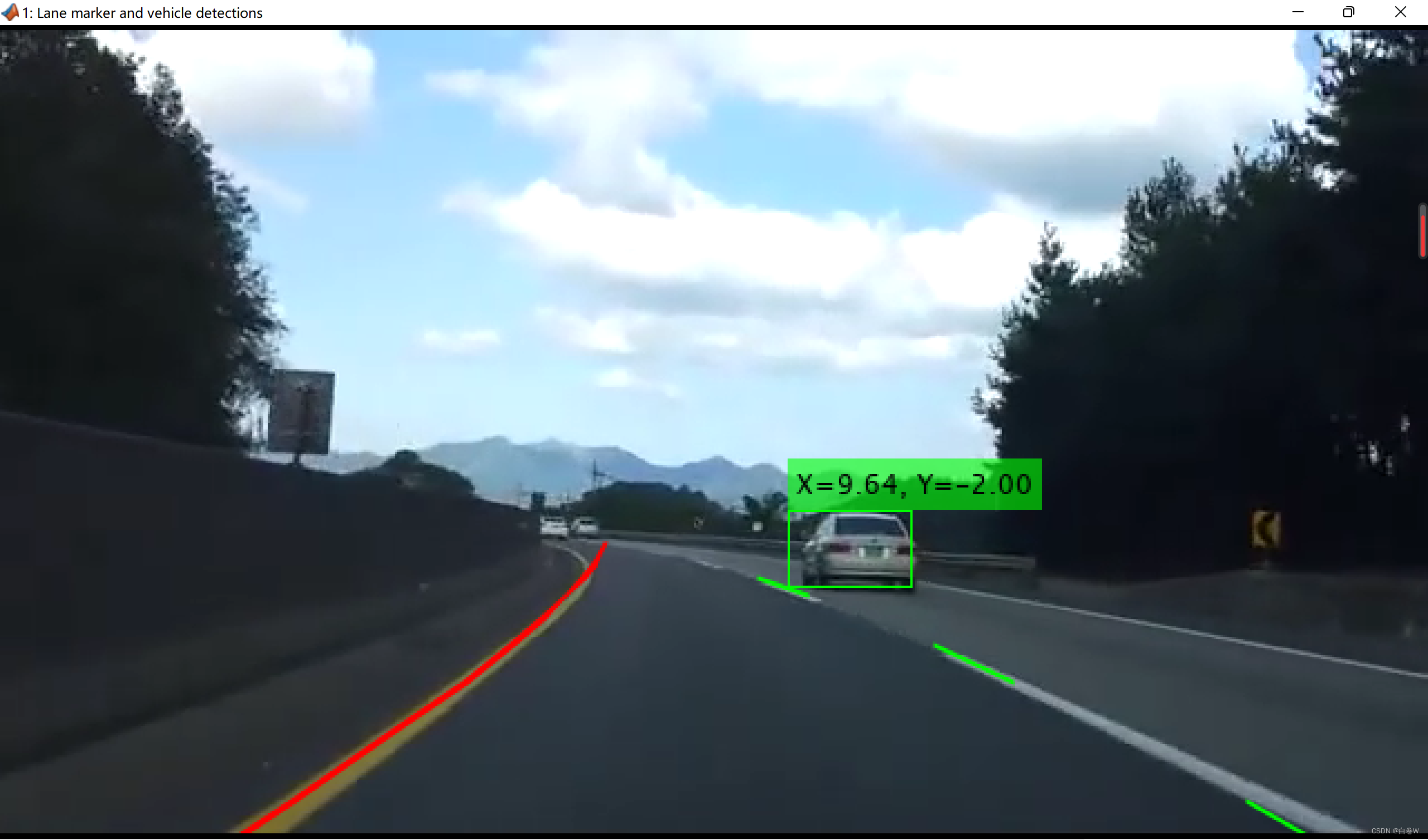 基于MATLAB的车道线/车辆/障碍物检测_matlab道路线检测-CSDN博客