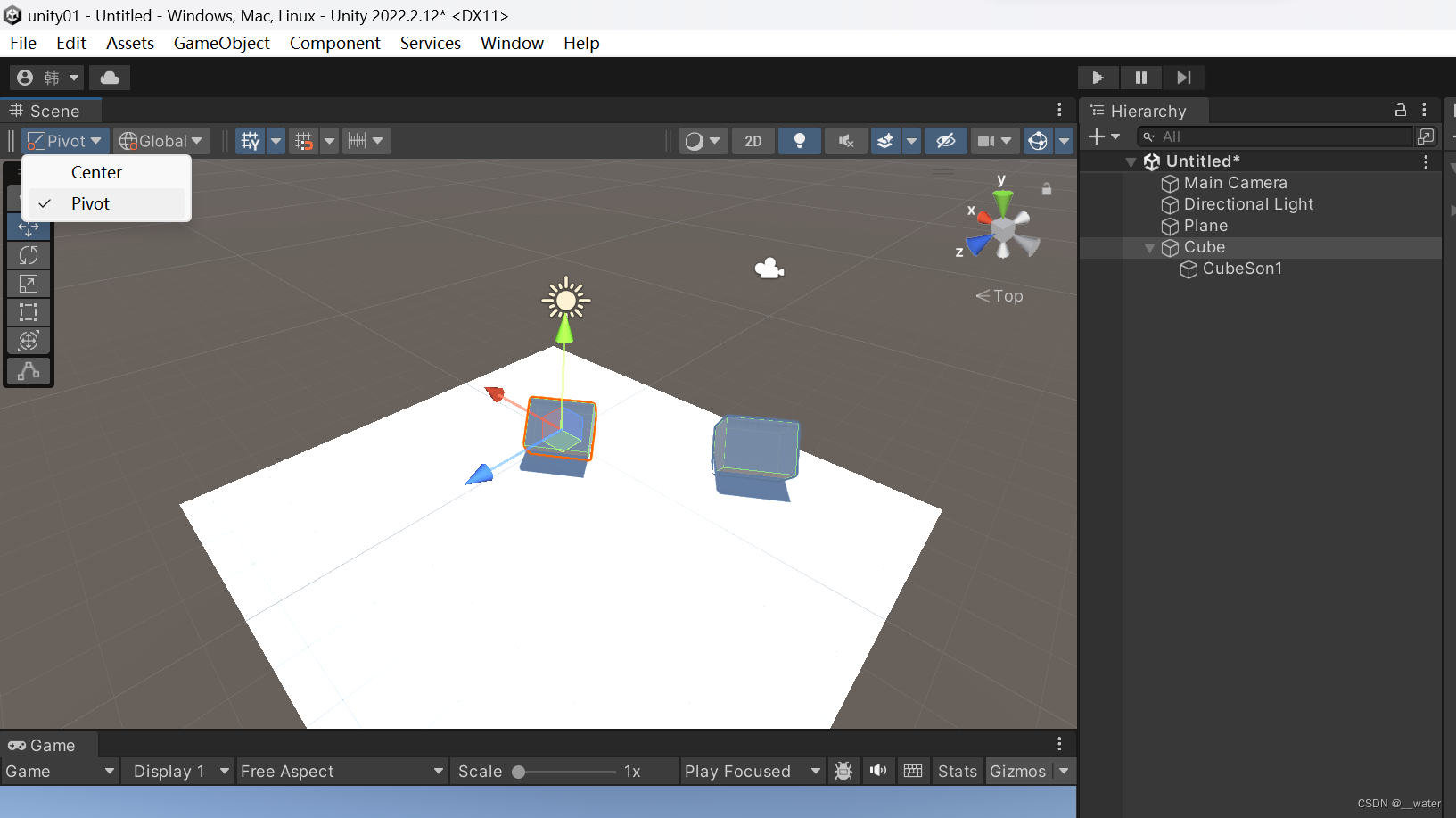 【入门-06-教程】Unity3D_unity添加父子约束-CSDN博客
