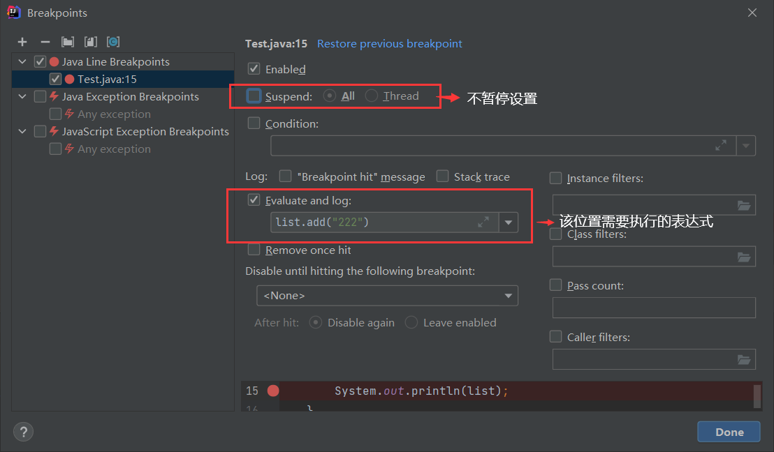 IDEA Debug模式执行指定表达式修改参数_idea debug时修改表达式时如何修改枚举类-CSDN博客