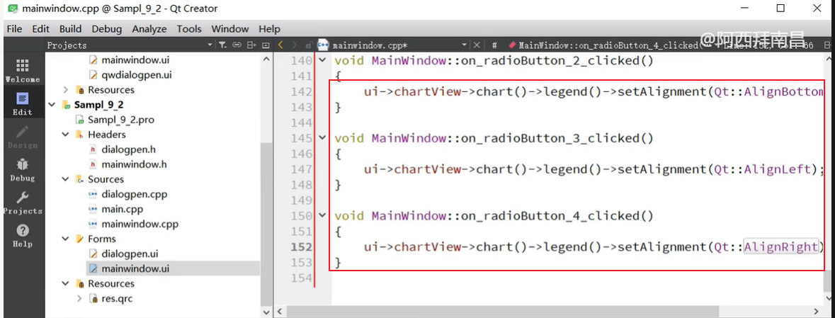 Qt 5.9 C++开发指南18——Qt Charts概述、QChart绘制折线图_设置qchart图例-CSDN博客