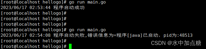 go中后台启动程序_golang上如何启动项目-CSDN博客