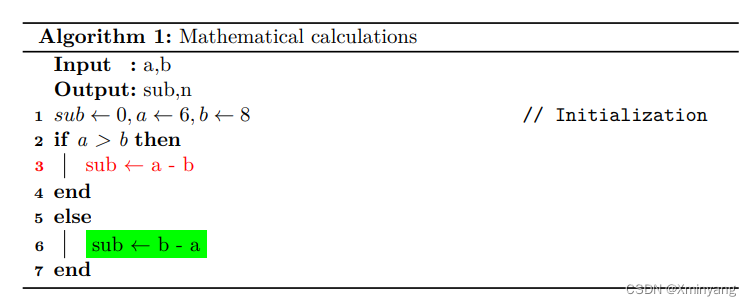 【LaTeX算法】(可直接运行)多种类型，是否含end行，自定义函数，对齐方式，支持中文，智能标签等_latex 算法-CSDN博客