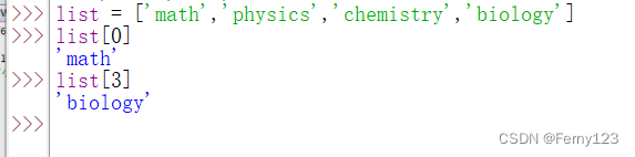 python学习笔记9——列表（List）1_编写程序创建课程列表list1-CSDN博客