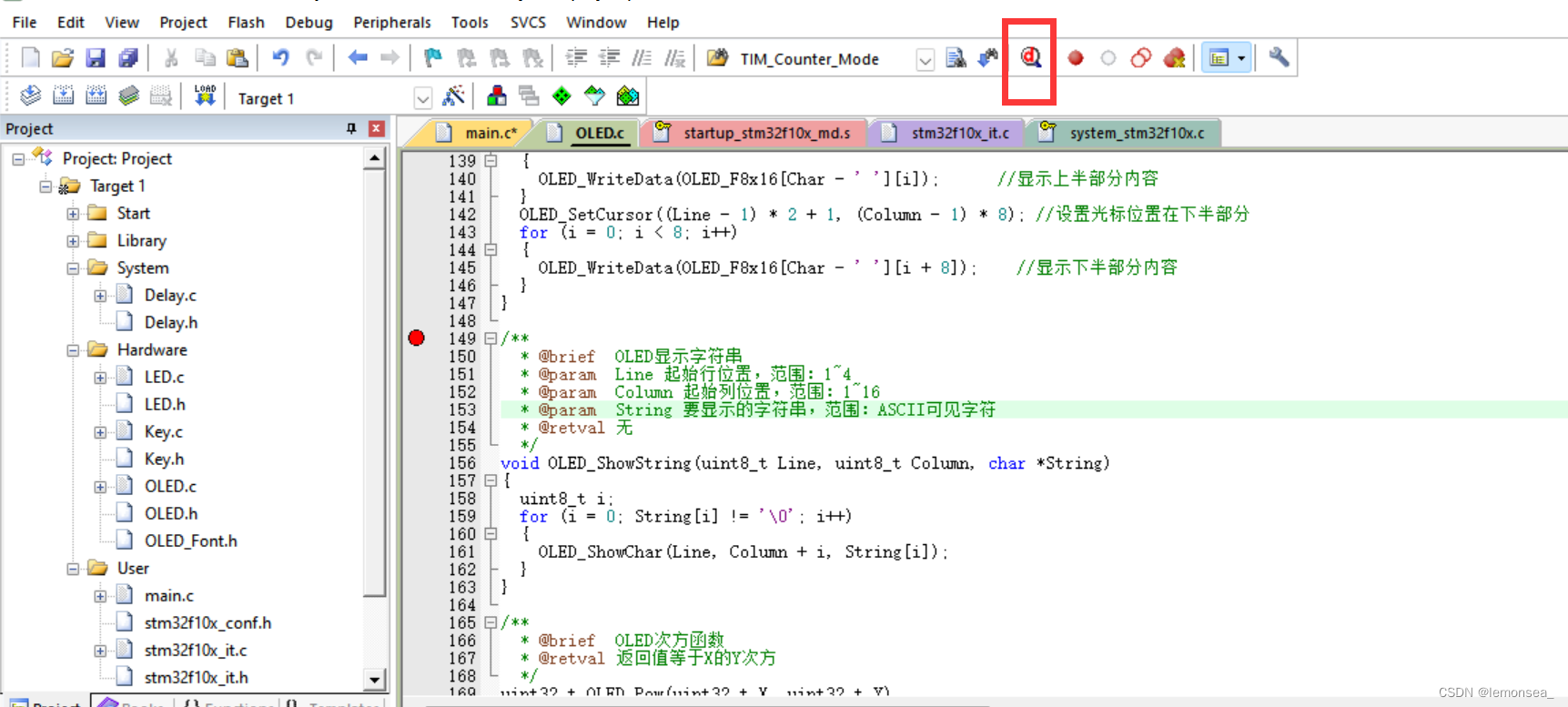 Stm32学习 Oled调试和keil调试模式 Csdn博客