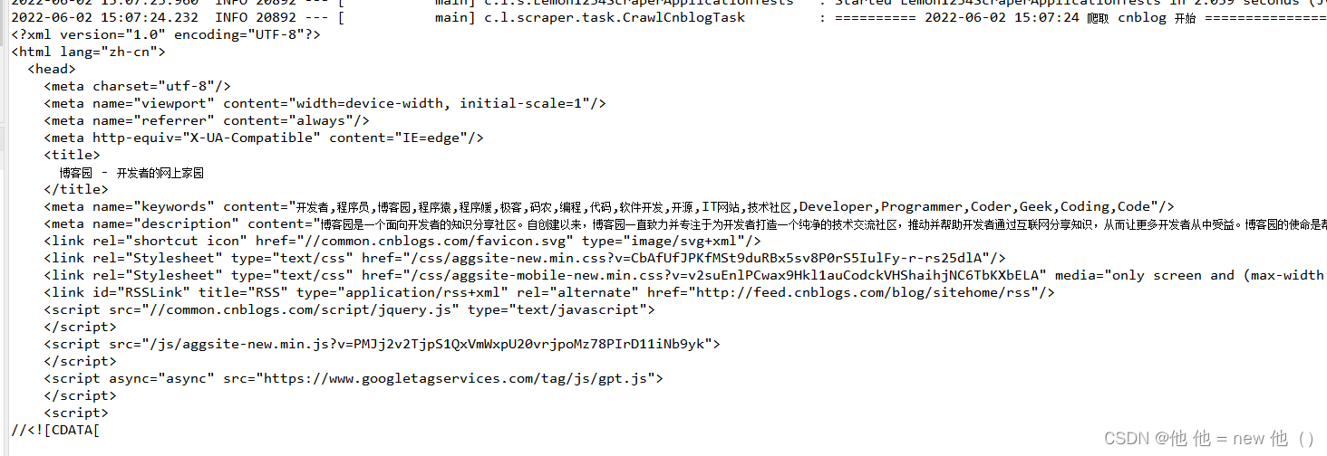 手把手Java爬虫教学 - 4. 项目1 - htmlunit 页面爬取数据_java爬取html页面数据-CSDN博客