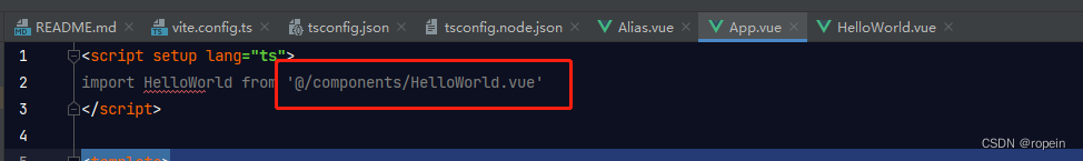 vite vue3 ts（一） 初始化项目、设置alias别名_vite alias配置-CSDN博客