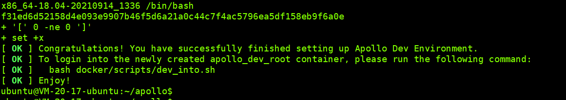 [ERROR] Failed to pull docker image : apolloauto/apollo:dev-x86_64-18.04-20210914_1336 docker镜像拉 ...