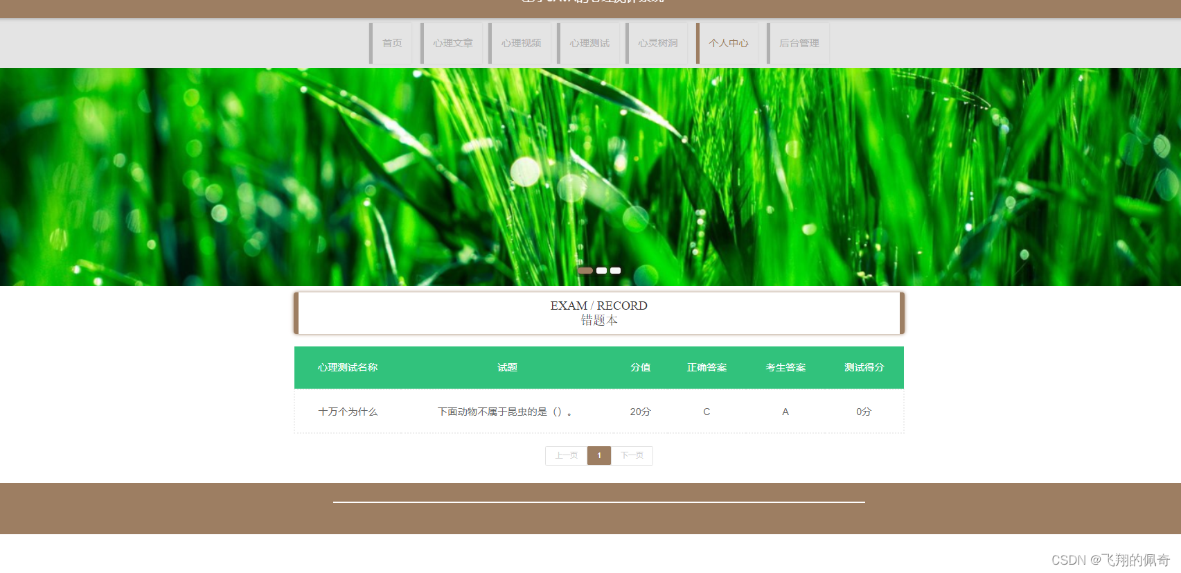 基于ssm心理测评系统前后台管理系统springspringmvcmybatisjspjquerycss测评系统后台 Csdn博客 8220