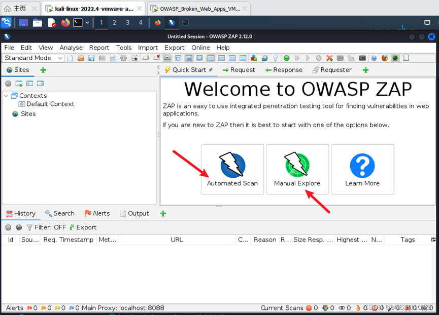 使用ZAP寻找敏感文件和目录_zap 工具 底部展示-CSDN博客