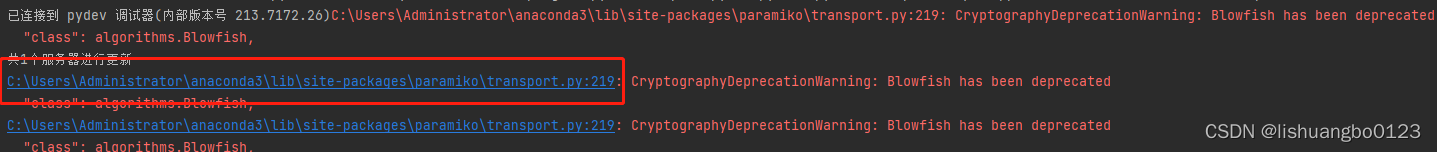 CryptographyDeprecationWarning: Blowfish has been deprecated “class“: algorithms.Blowfish,-CSDN博客