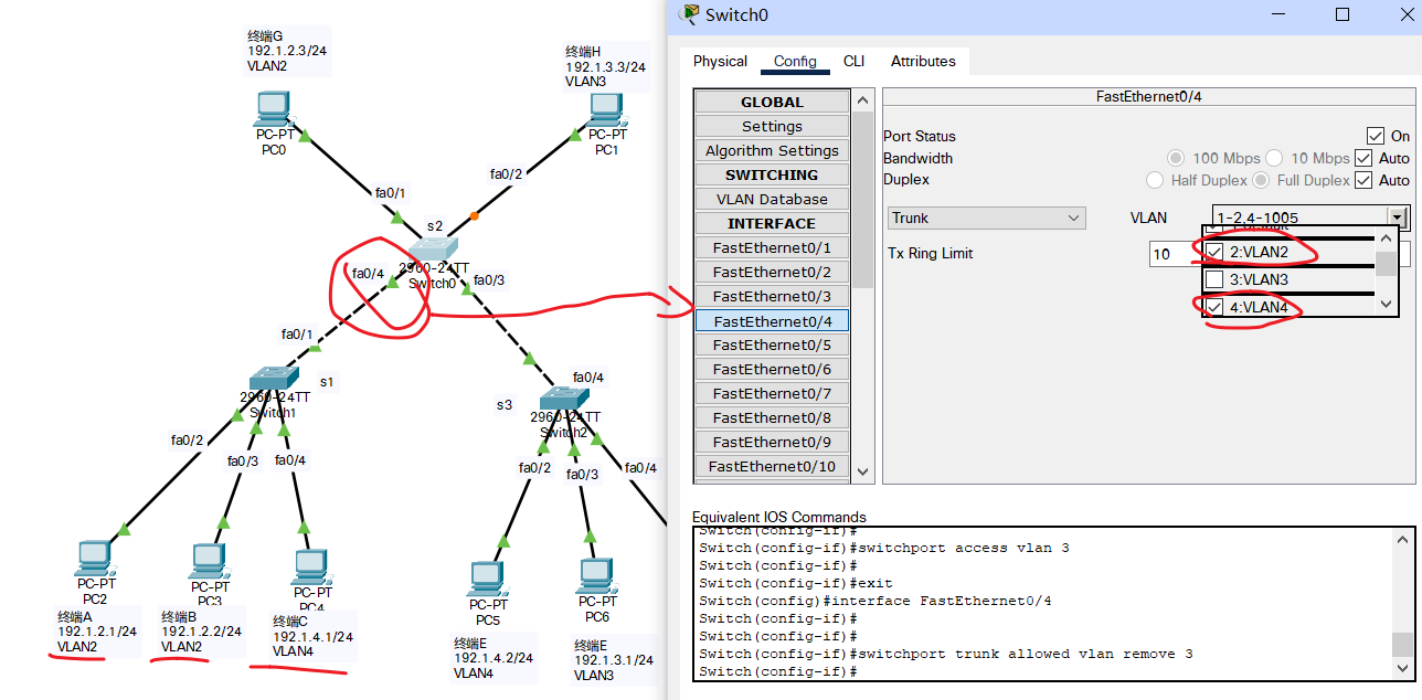 Cisco Packet Tracer VLAN的配置实验_cisco packet tracer怎么创建vlan-CSDN博客