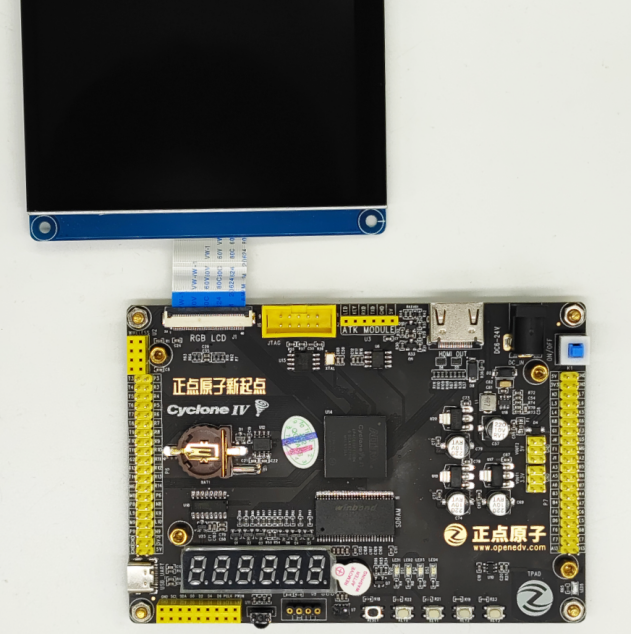 【正点原子FPGA连载】第二十三章RGB-LCD字符和图片显示实验 -摘自【正点原子】新起点之FPGA开发指南_V2.1_使用fpga实现rgb-lcd字符和图片显示实验报告-CSDN博客