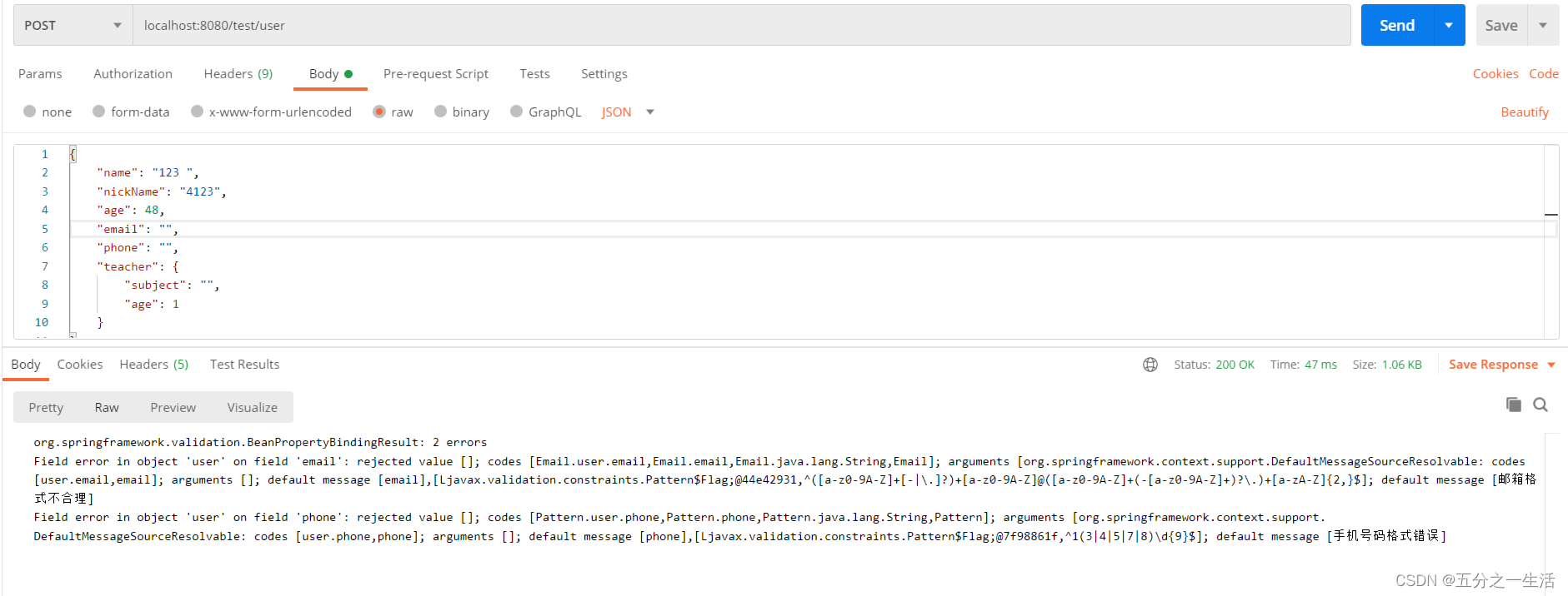 Springmvc Valid自定义验证报错400validation 返回 400 Csdn博客