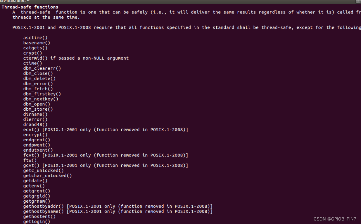 Linux线程（7）——线程安全函数-CSDN博客