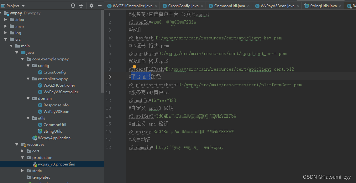 Java对接JsApi和H5下单支付，查询，退款(使用官方SDK)_wxjava对接h5支付-CSDN博客