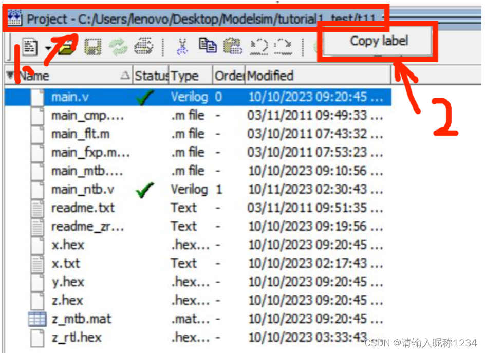 Modelsim仿真之readmemh函数读取不了文件_modelsim中readmemh路径-CSDN博客