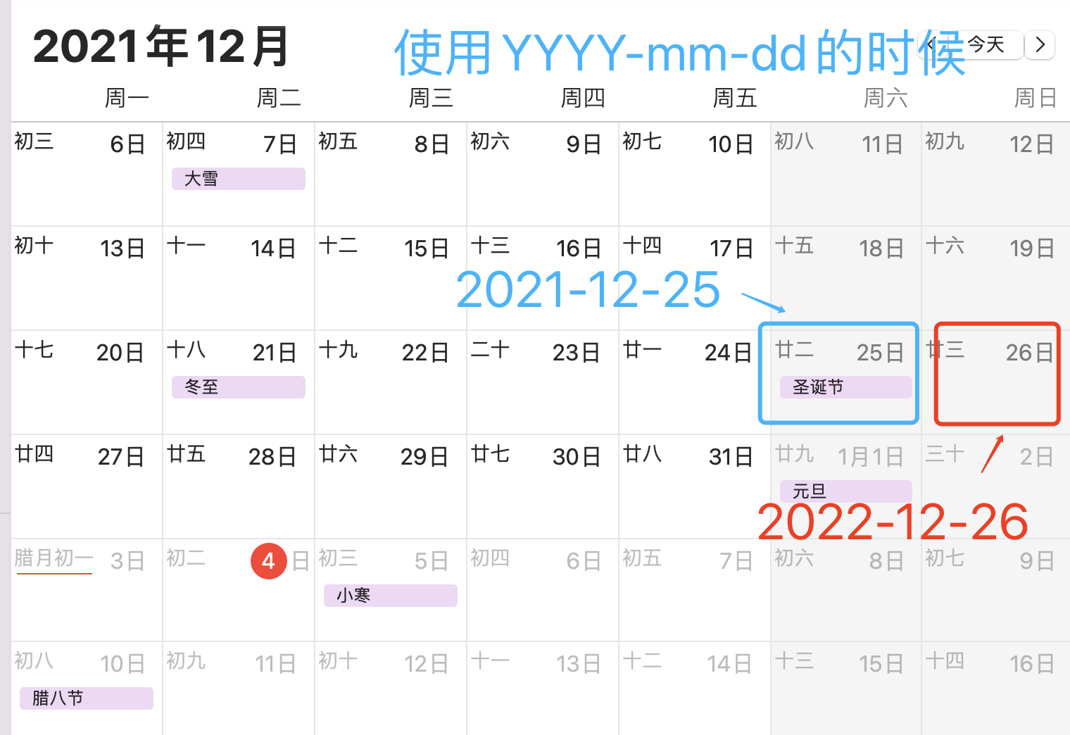 YYYY and YYY are a little difference - Programmer Sought
