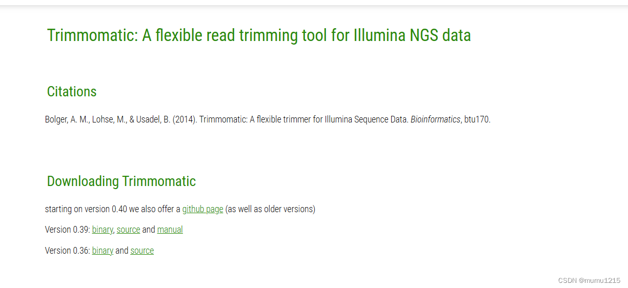 数据质控之Trimmomatic数据过滤_trimmomatic处理前后数据比较-CSDN博客