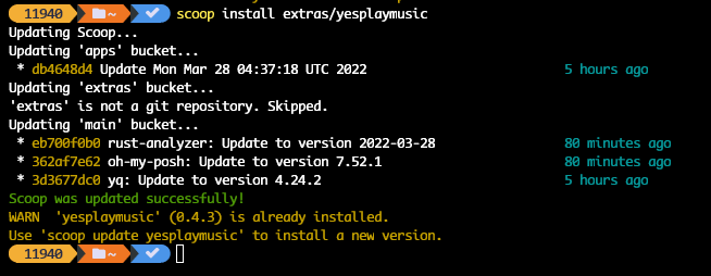【scoop】解决添加extras失败问题 Error given: fatal: unable to access ‘https://github.com/lukesampson/scoop ...
