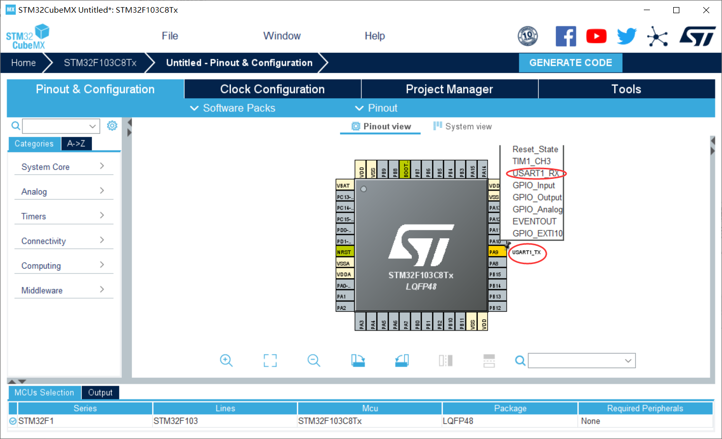 STM32串口通信小试牛刀_max232与stm32的链接-CSDN博客