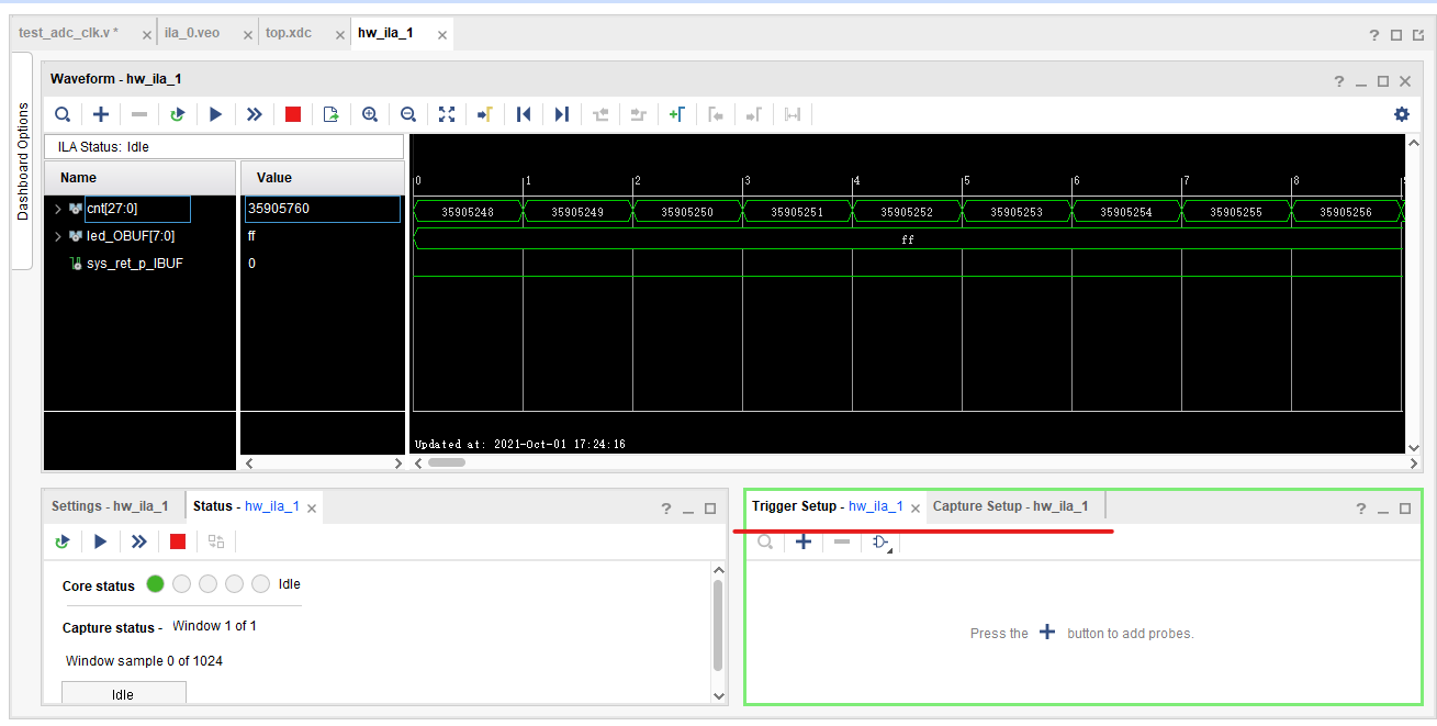 zcu102开发-vivado-在线逻辑分析仪的使用_zcu102 pl复位-CSDN博客