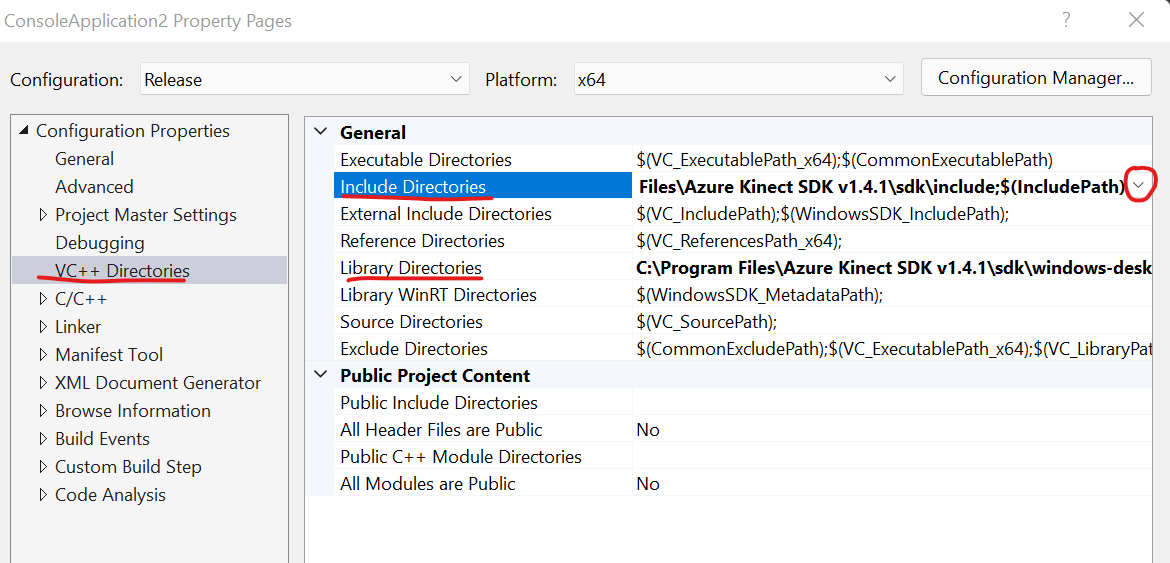 【Azure kinect】VS 2022下的环境初始配置（c++）_vs 新建项目 默认-CSDN博客