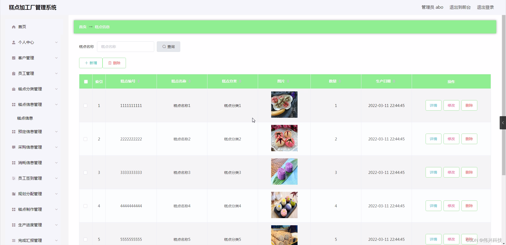 springboot毕设项目糕点加工厂管理系统2h32g（java+VUE+Mybatis+Maven+Mysql）_java加工管理系统-CSDN博客