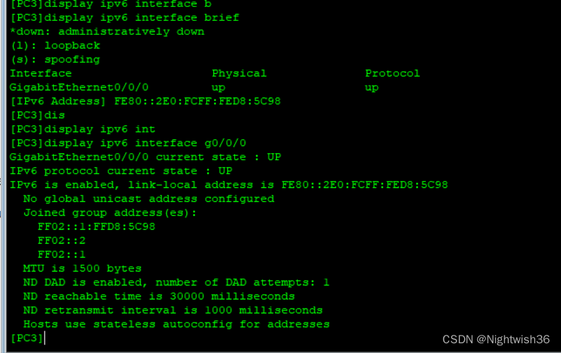 IPV6实验报告_ipv6测试报告-CSDN博客
