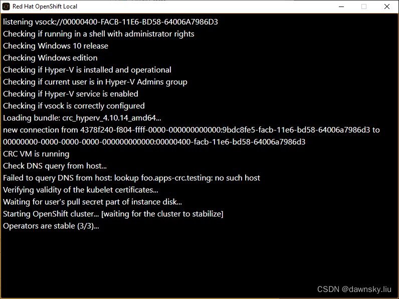 OpenShift 4 - 在 Windows 上安装 OpenShift 单机开发环境（附视频）_openshift安装-CSDN博客