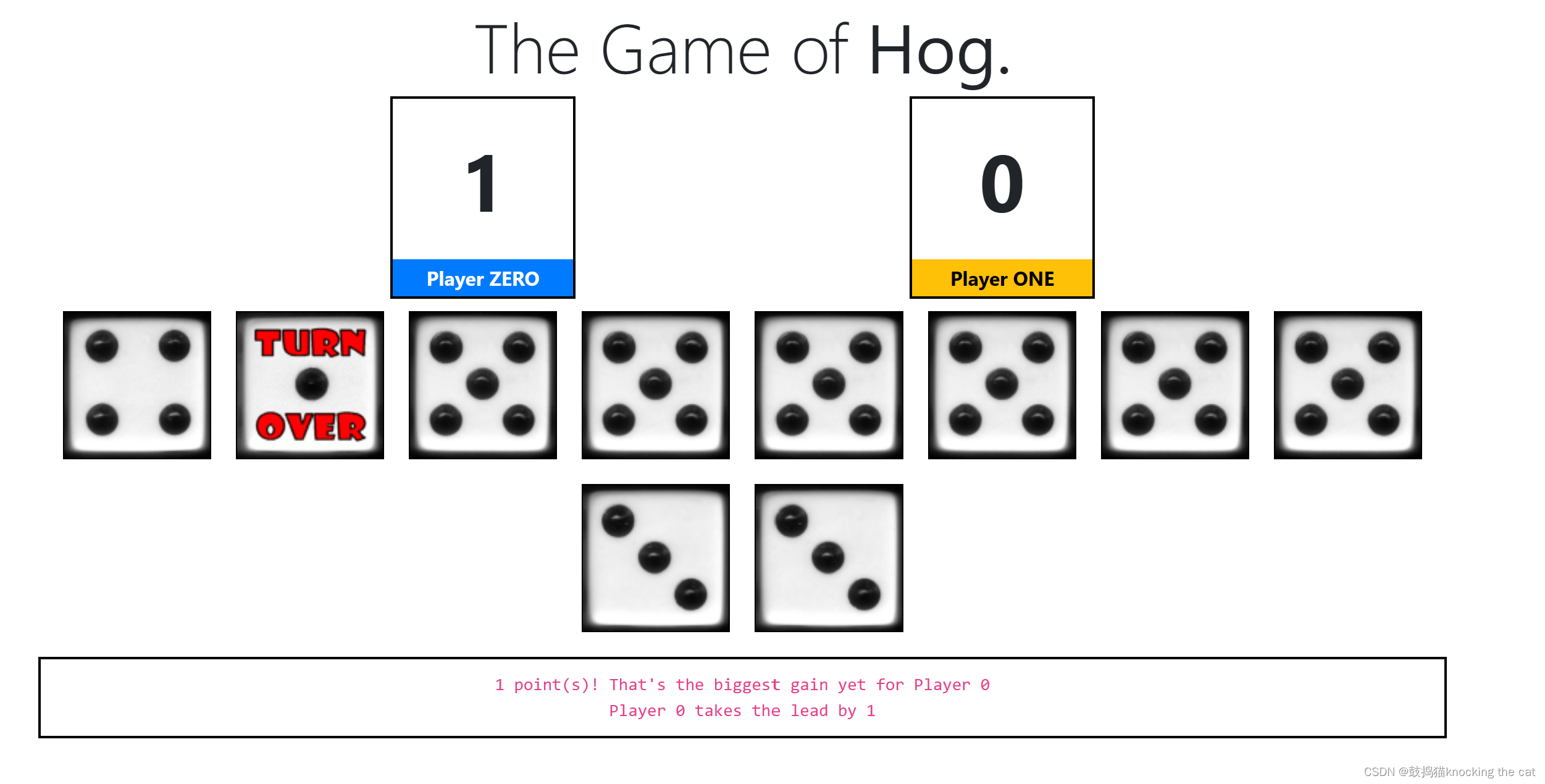 CS61A 课程 Project1 The Game of Hog_cs61a hog-CSDN博客