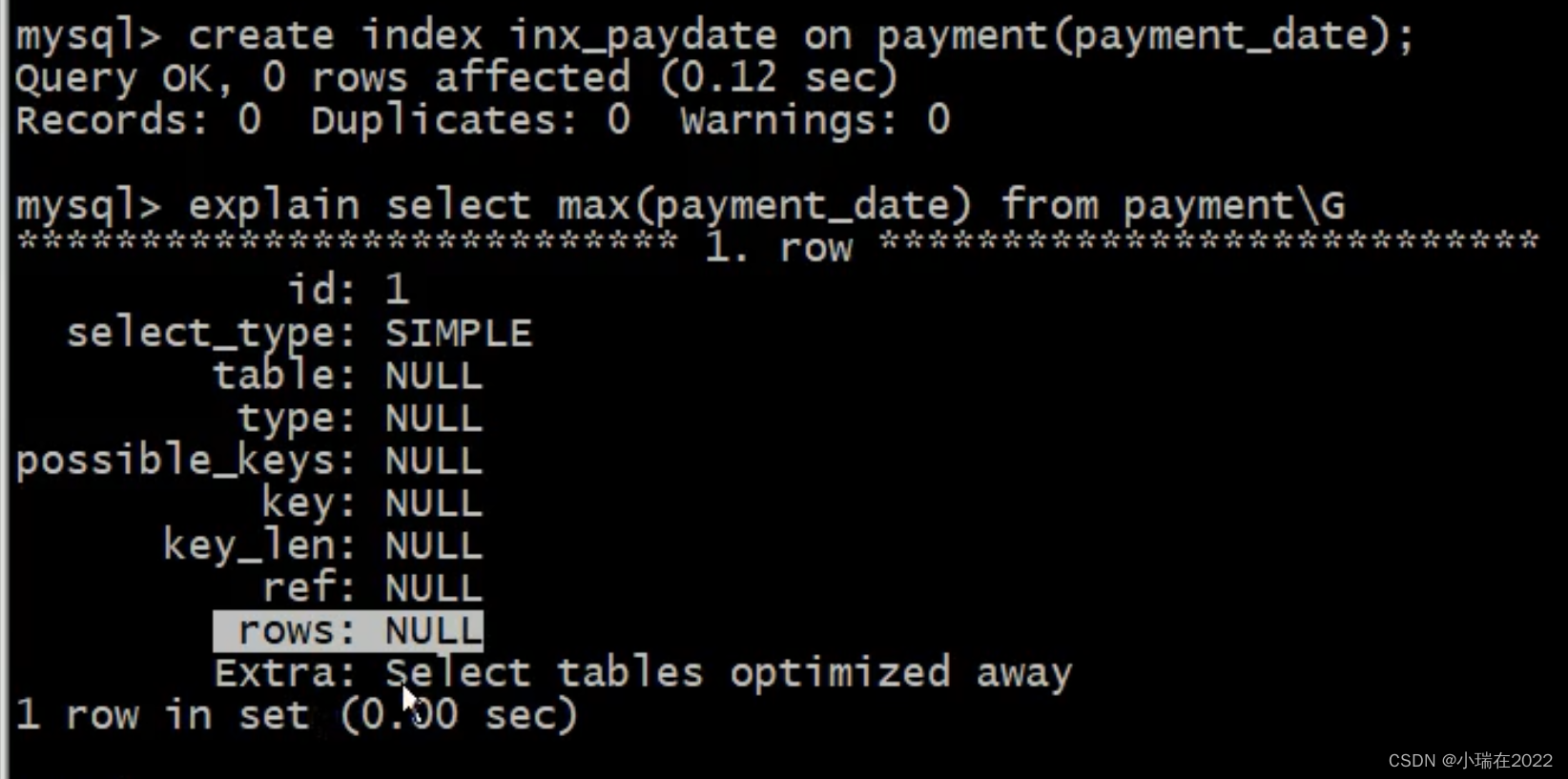 Mysql优化 Sql Max 优化 Csdn博客