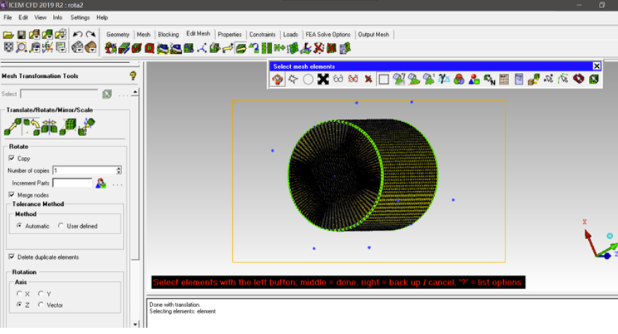 原因及处理方式：icem 中translate mesh 复制出来的网格 fluent无法显示问题_cell count=0 fluent-CSDN博客