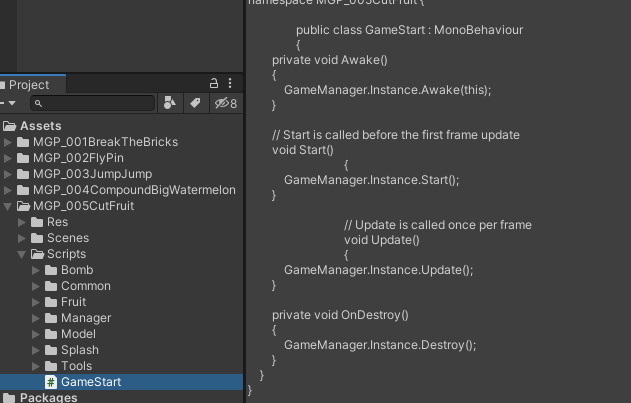 Unity 游戏实例开发集合 之 CutFruit (切水果(水果忍者)) 休闲小游戏快速实现_unity3d切水果-CSDN博客