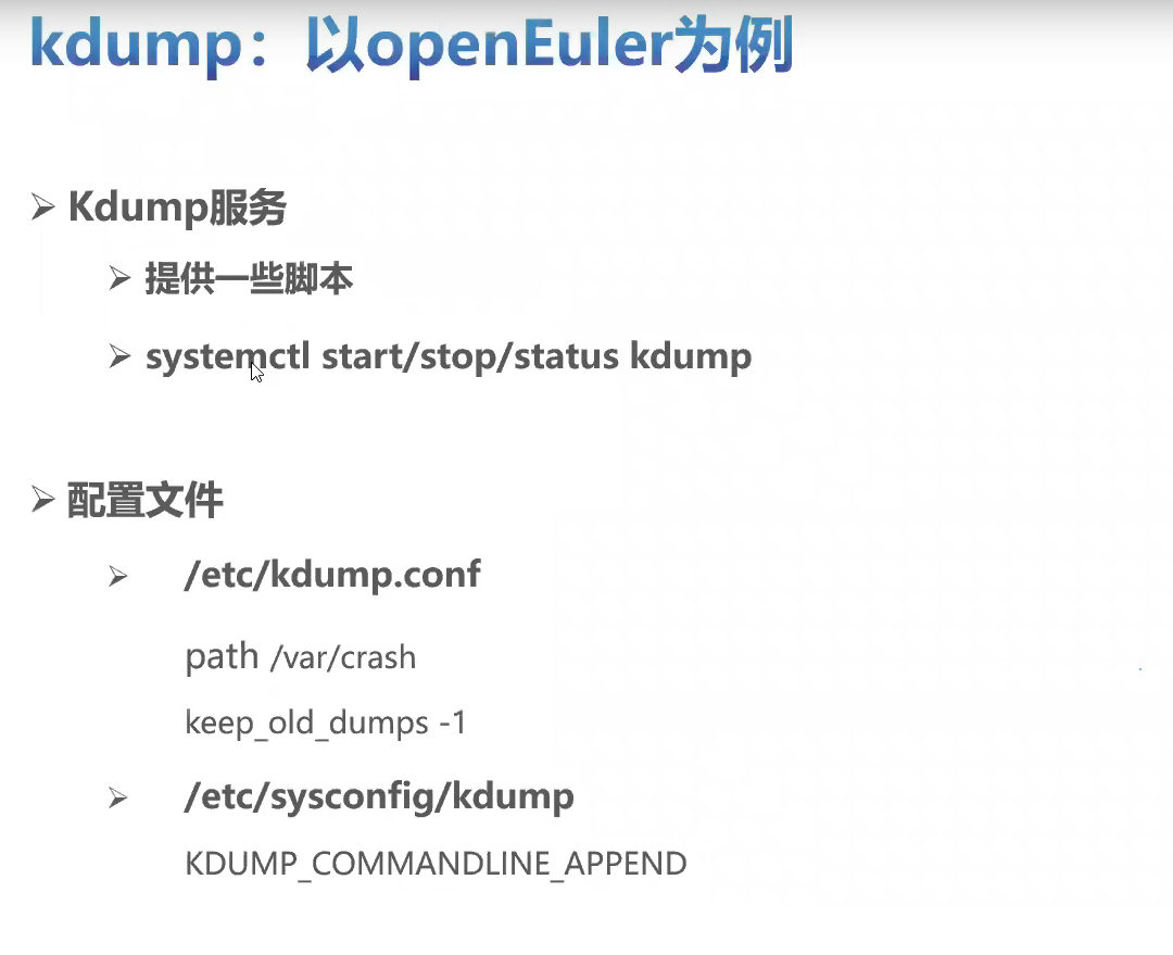 openEuler kernel 技术分享 - 第1期 - kdump 基本原理、使用及案例介绍_openeuler kdump-CSDN博客