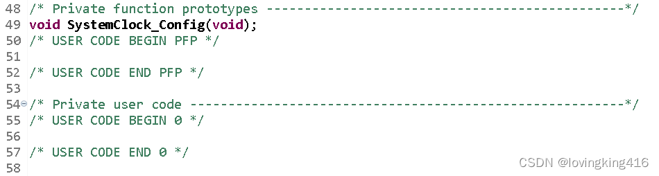 STM32CubeIDE的初始main.c里都是什么_user code begin pfp什么意思-CSDN博客
