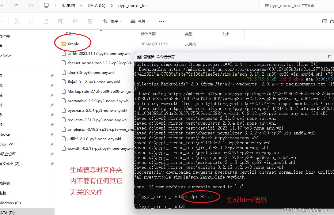 教你如何搭建本地的pip镜像源_自建pip源-CSDN博客