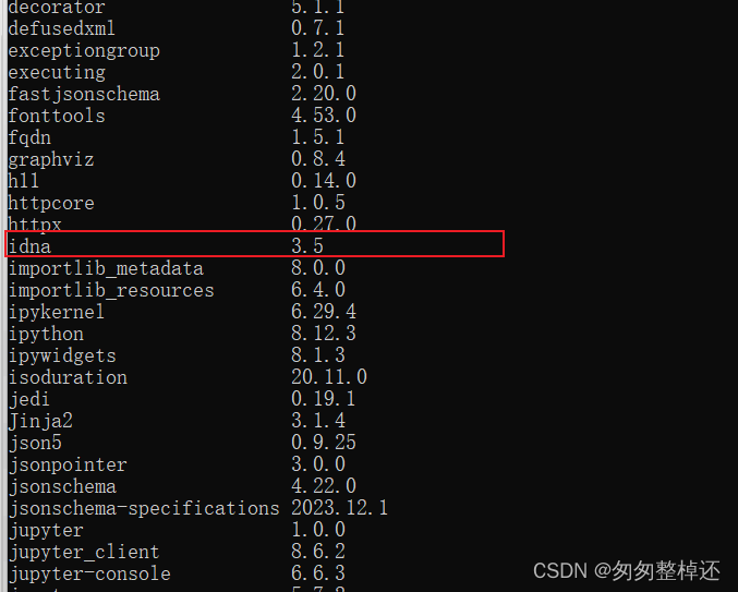 解决No module named ‘idna‘和Requirement already satisfied: idna in e:\condaenvs\mxnet\lib\site ...