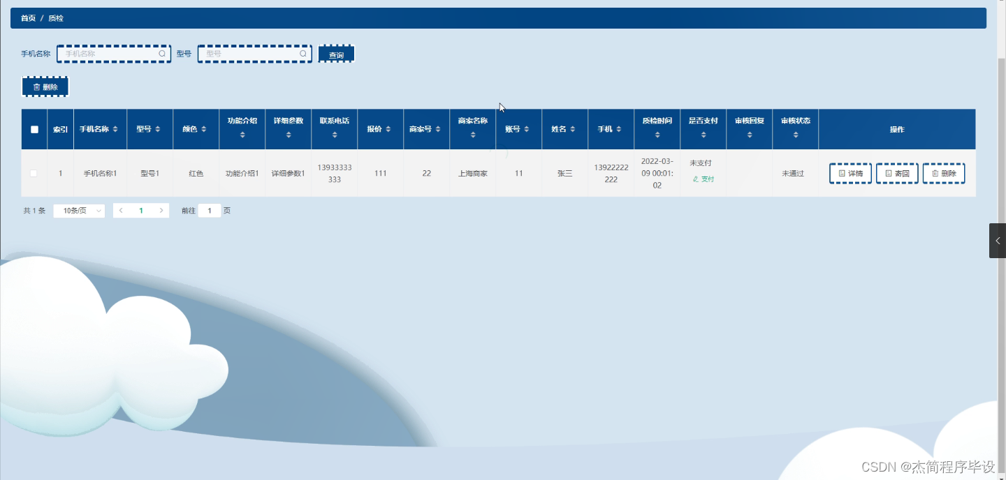 Java计算机毕业设计二手手机回收系统(附源码springboot开题论文部署)基于java的手机回收系统的设计与实现论文 Csdn博客