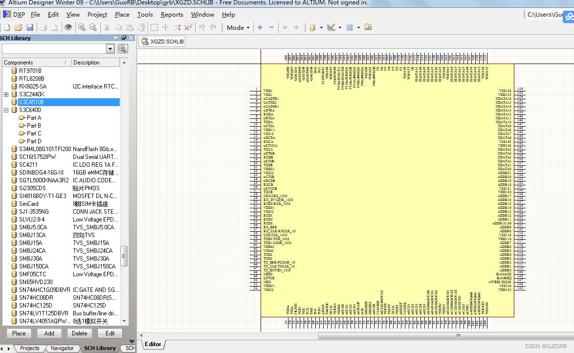 Altium Designer AD元件库 AD09_AD21库 原理图库（2M-400个器件）+PCB封装库（46M-900个封装）_最全的ad元器件库-CSDN博客