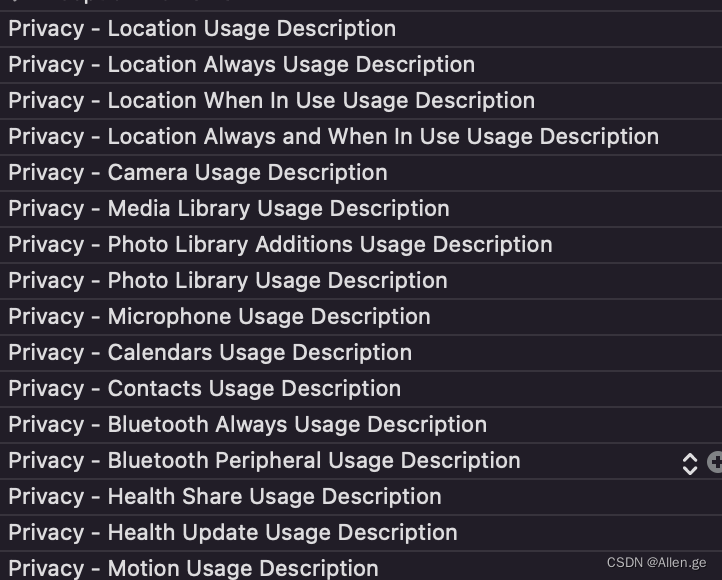 iOS info.plist权限配置大全_nslocalnetworkusagedescription-CSDN博客