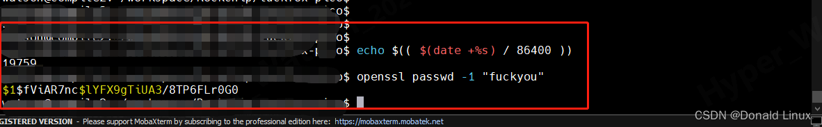 2024-02-06 Buildroot Linux系统中通过/etc/shadow文件更改root默认密码和密码过期时间，使用openssl生成md5算法的加密密码_buildroot ...