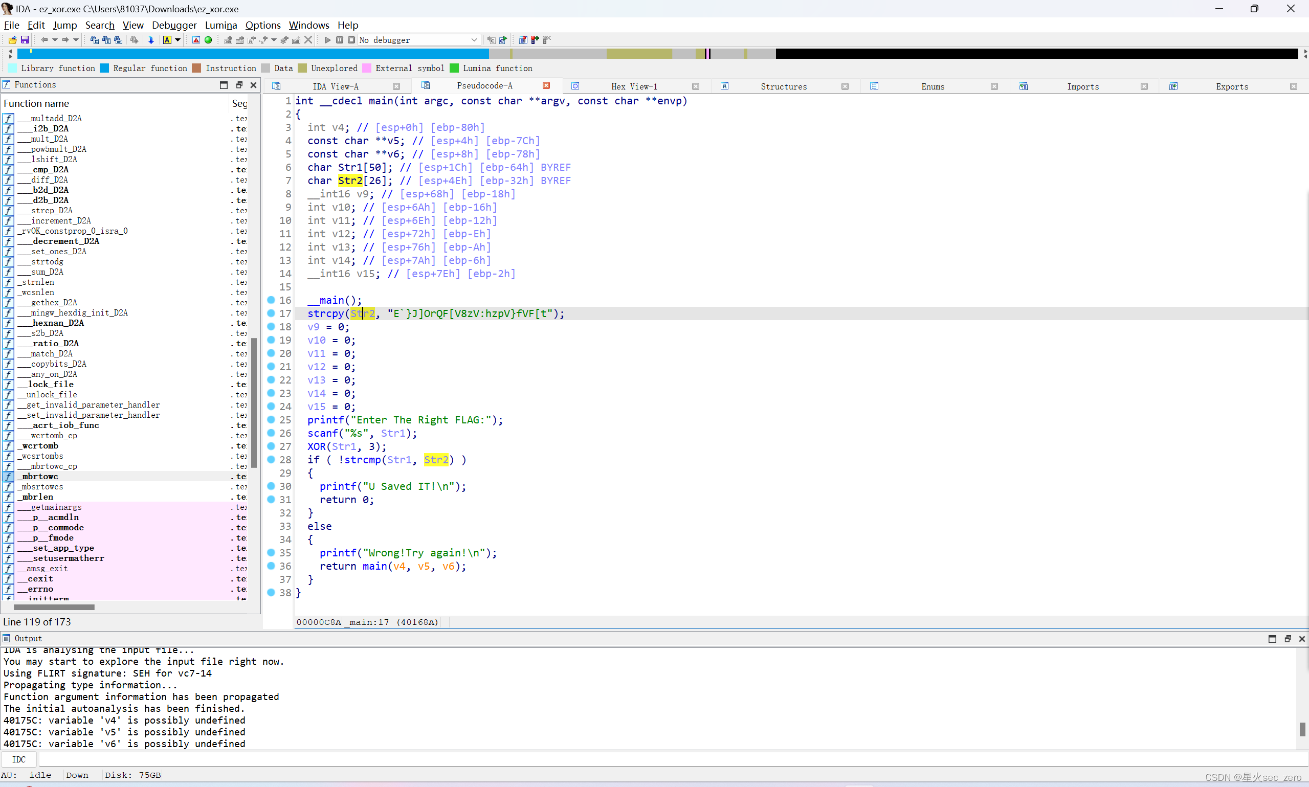 LitCTF ez_XOR-CSDN博客