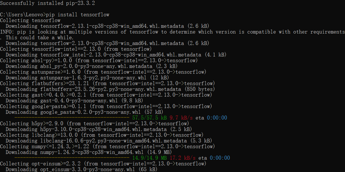 python安装某库出现ERROR: Could not find a version that satisfies the ...