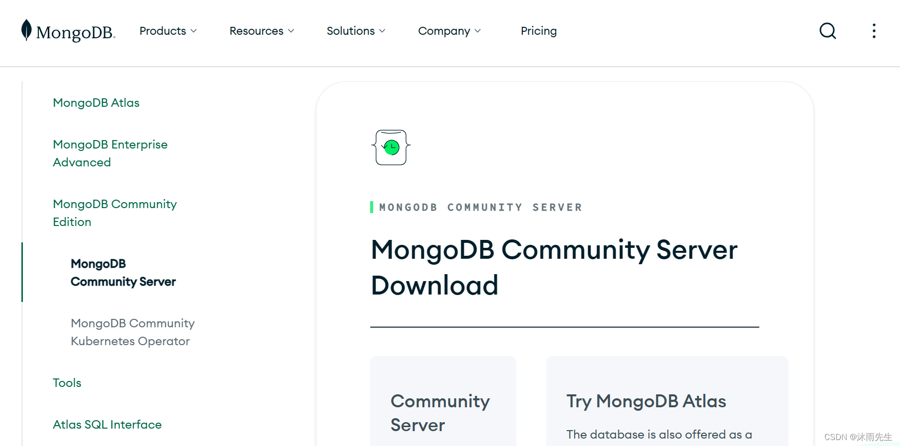 MongoDB安装及配置（24.01.20新版本教程）——沐雨先生_mongodb 配置文件-CSDN博客