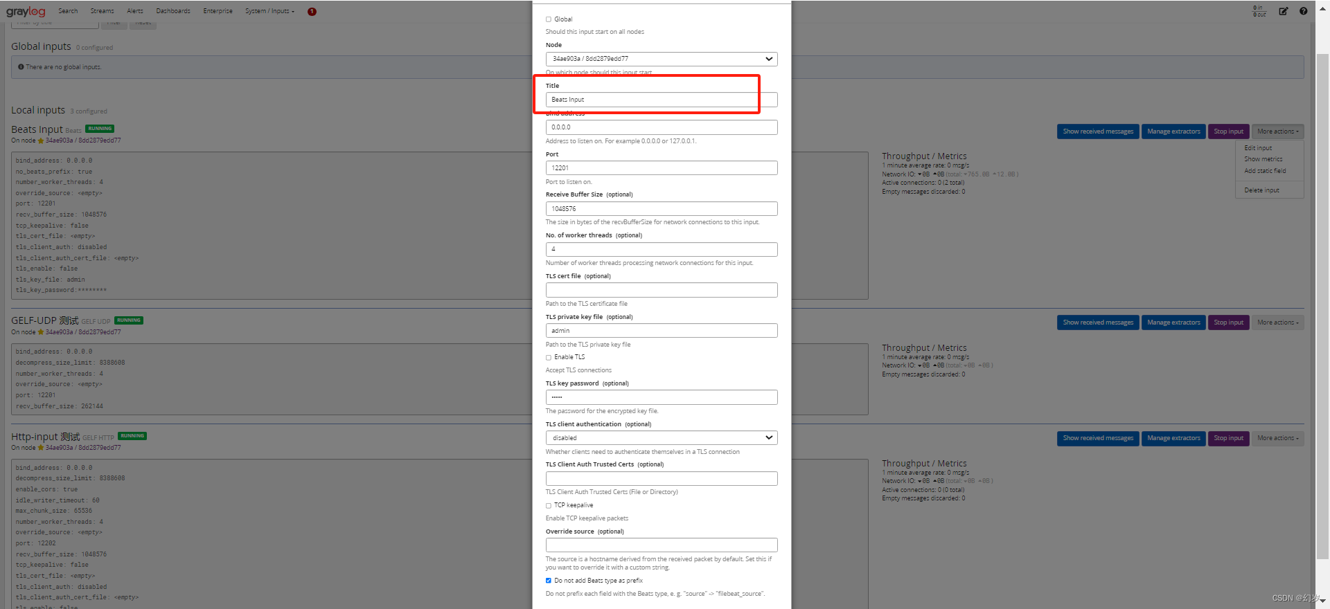 Graylog 使用sidecar 和filebeat 采集linux日志_graylog filebeat-CSDN博客