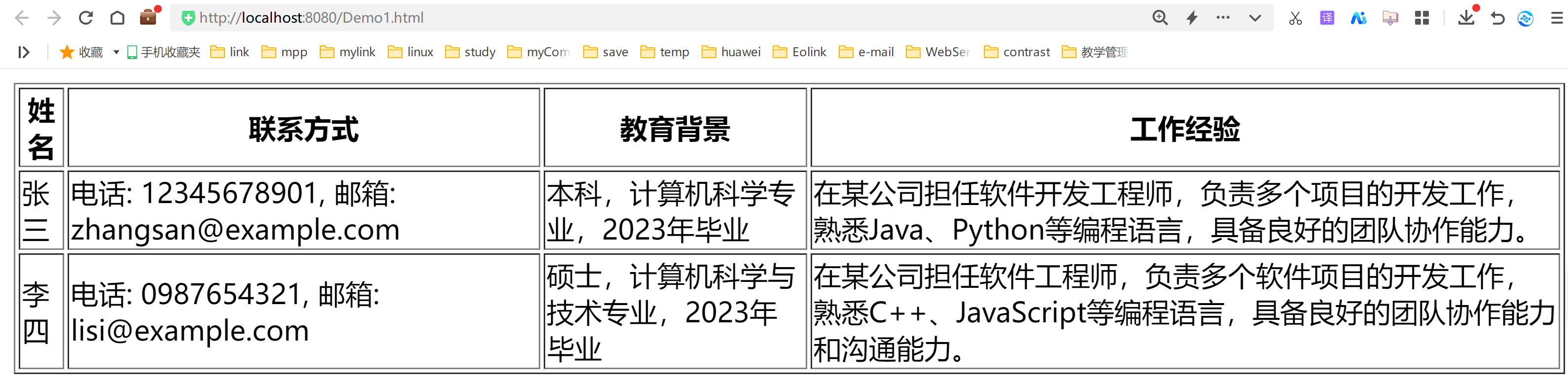 H5+CSS3+JS逆向前置——HTML2、table表格标签_h5 js css-CSDN博客