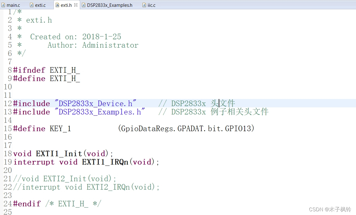 DSP28335学习笔记：外部中断_28335 9组中断表-CSDN博客